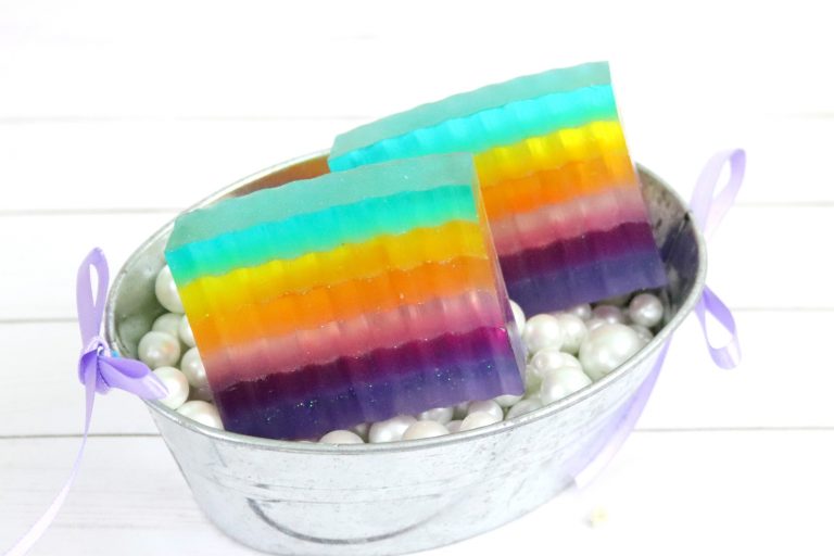 DIY Rainbow Soap Tutorial You Can Make With Your Kids - Venture1105