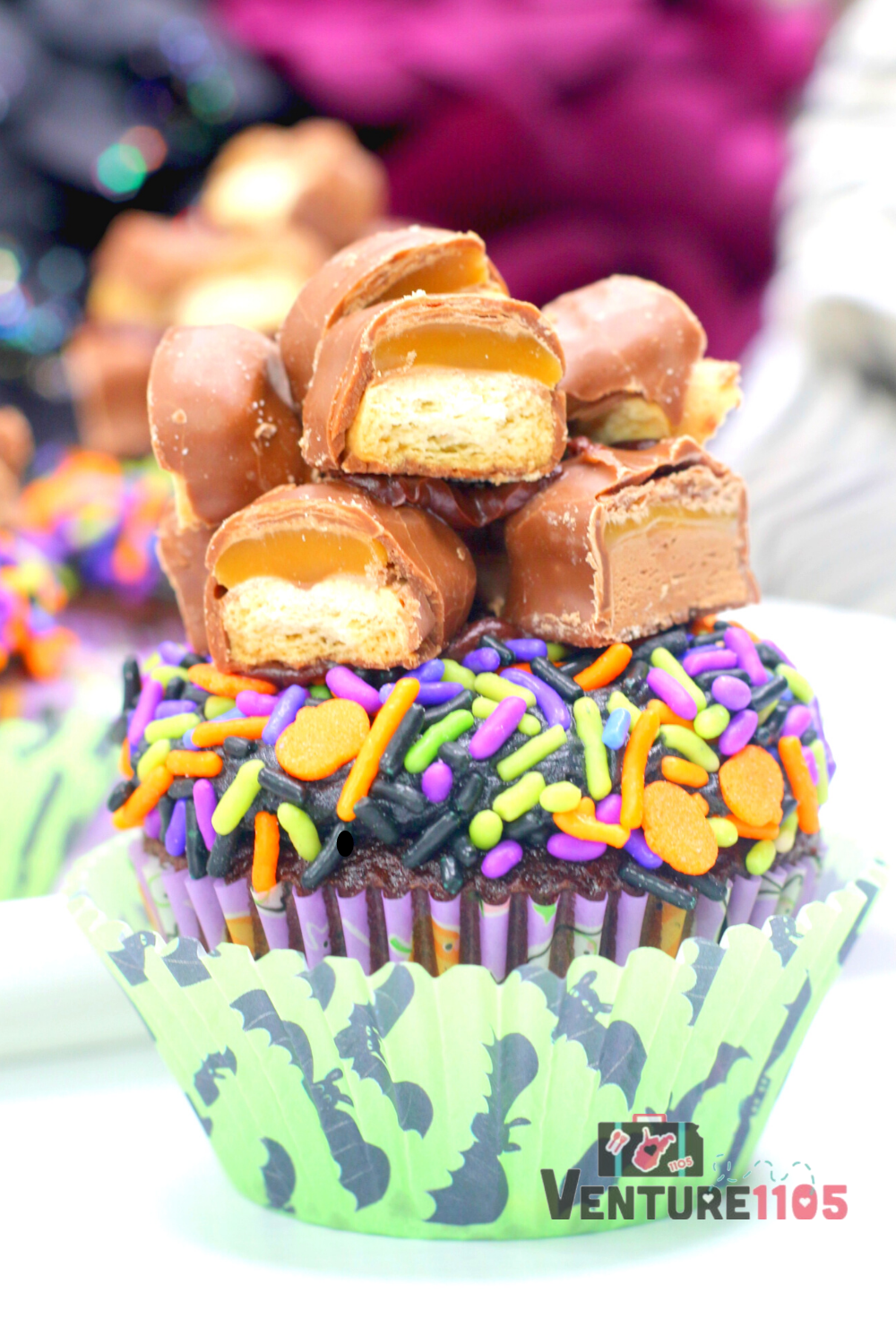 Easy Halloween Cupcakes With Leftover Candy - Venture1105