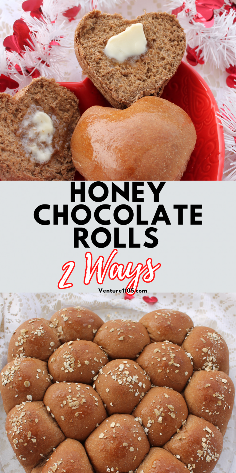 Honey Chocolate Heart-Shaped Rolls Recipe - Venture1105